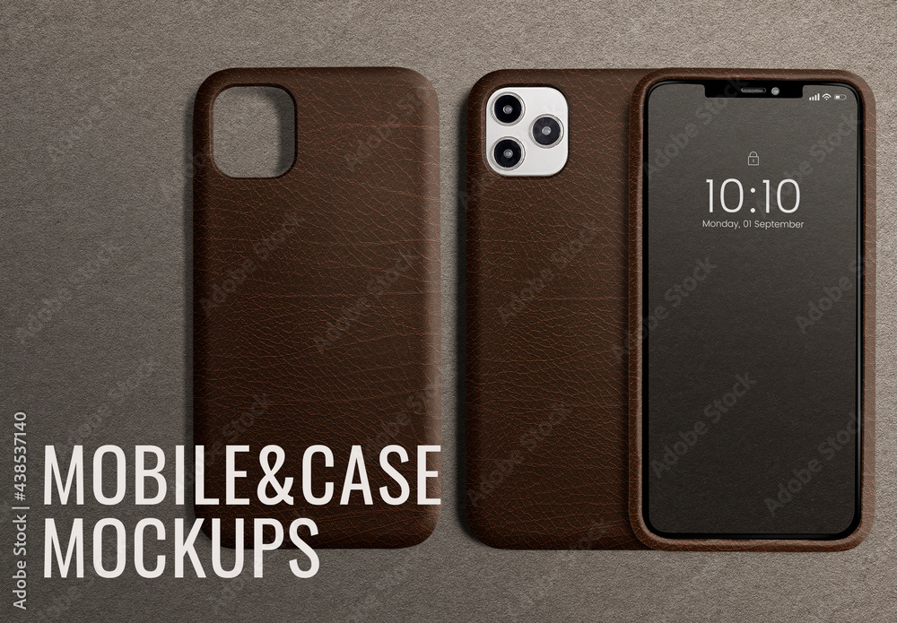 Editable Leather Phone Case Stock Template | Adobe Stock