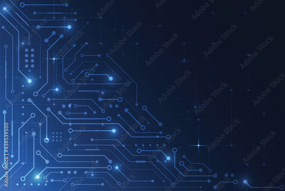 Abstract digital background with technology circuit board texture ...