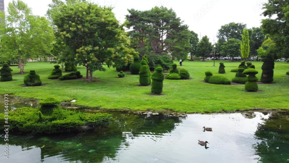 Topiary Park in Columbus, Ohio's, officially the Topiary Garden at Old ...