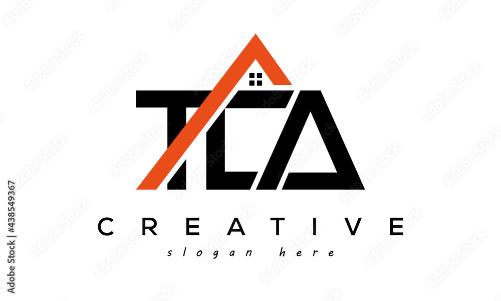 TCA letters real estate construction logo vector Stock Vector | Adobe Stock