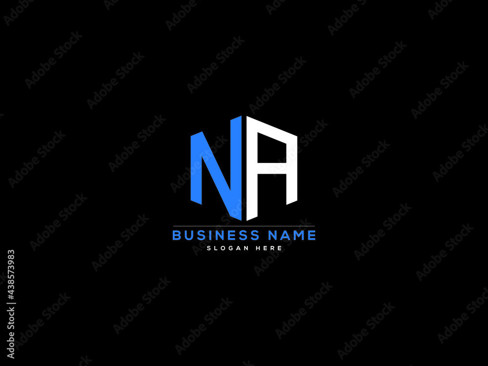 Letter NA Logo, creative na logo icon vector for business Stock Vector ...