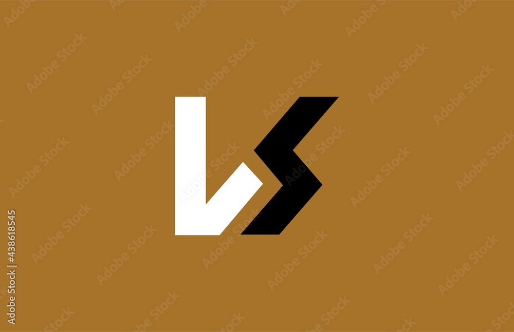 LS Abstract Logo Monogram Stock Vector | Adobe Stock