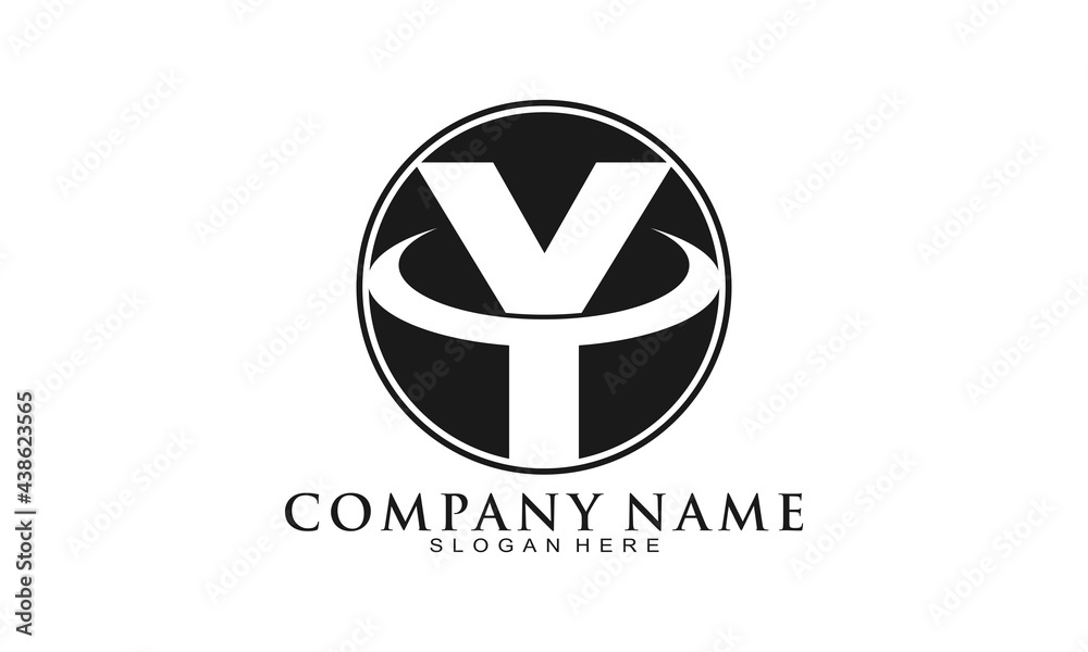 Abstract VY alphabet icon logo Stock Vector | Adobe Stock