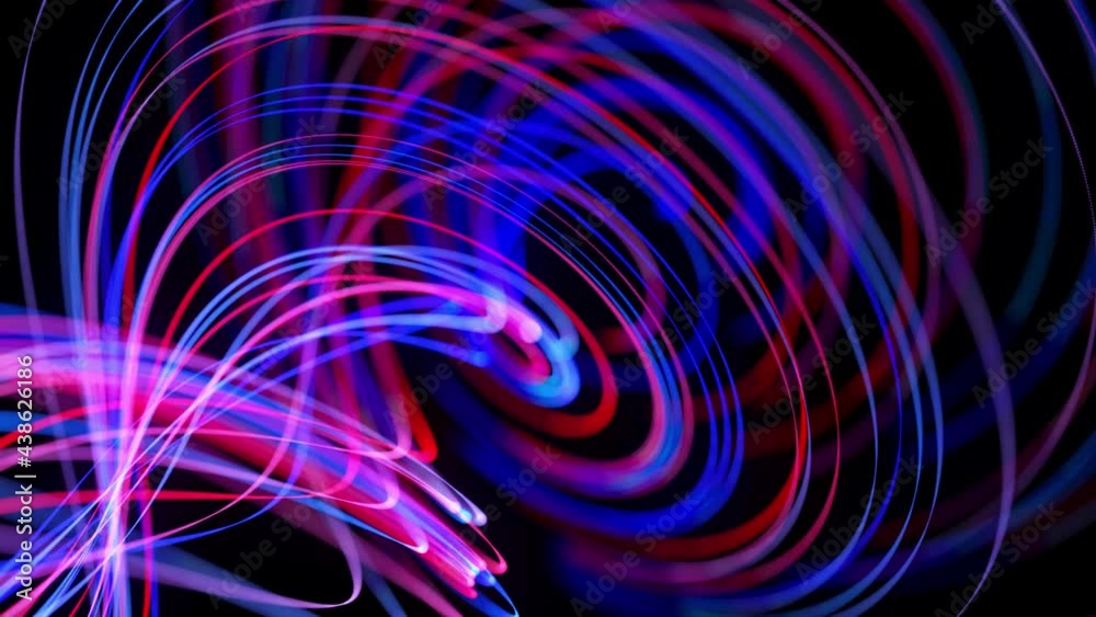 Light flow bg in 4k. Abstract looped background with light trails ...