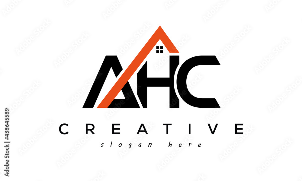 AHC letters real estate construction logo vector Stock Vector | Adobe Stock