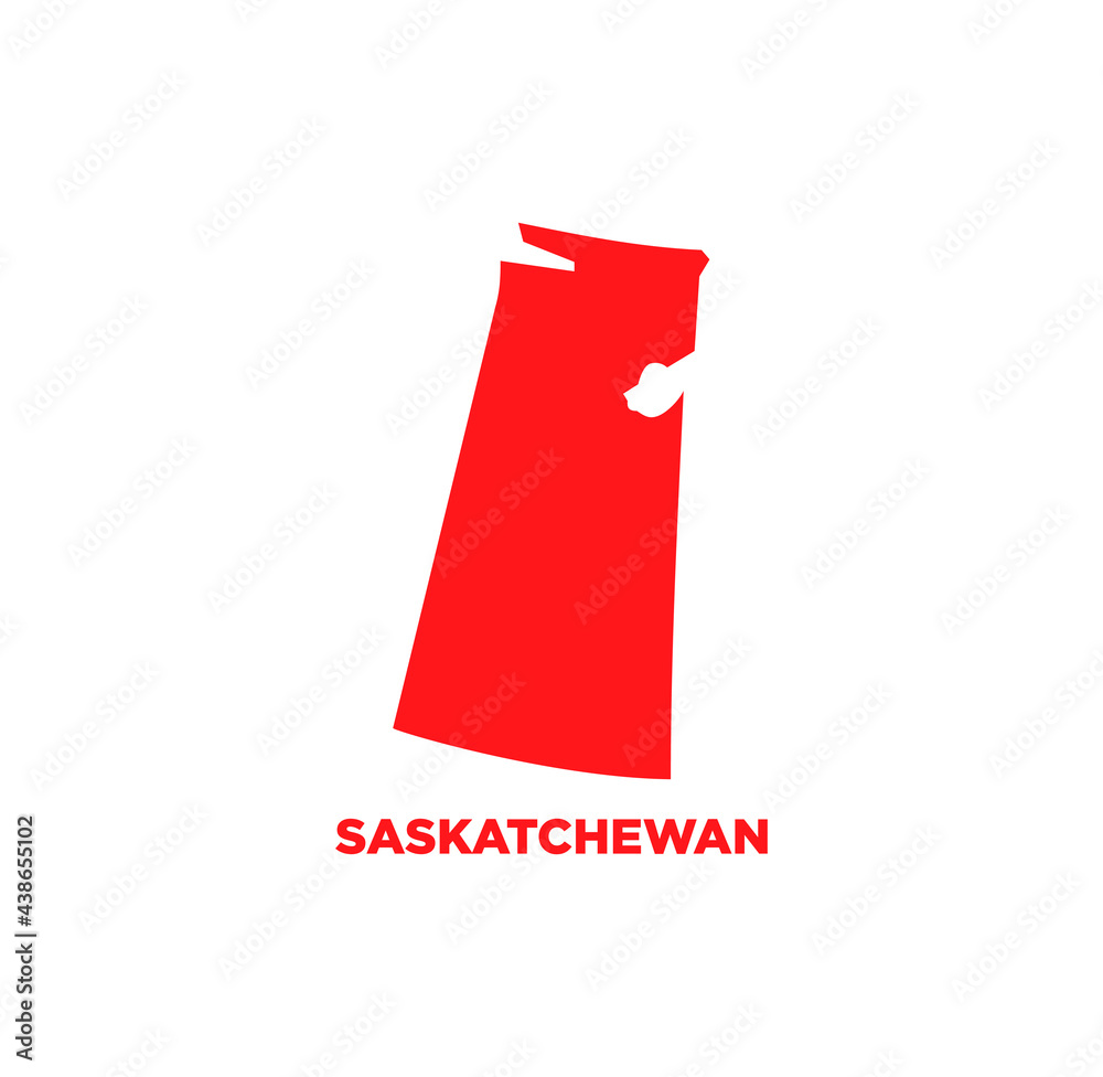Saskatchewan map design illustration vector eps format , suitable for ...