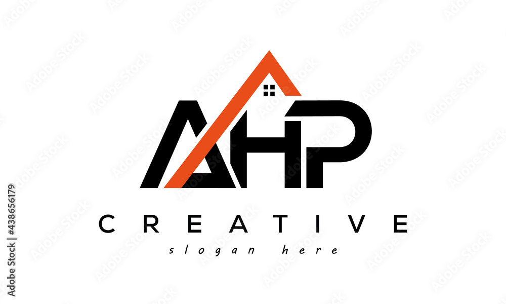 AHP letters real estate construction logo vector Stock Vector | Adobe Stock