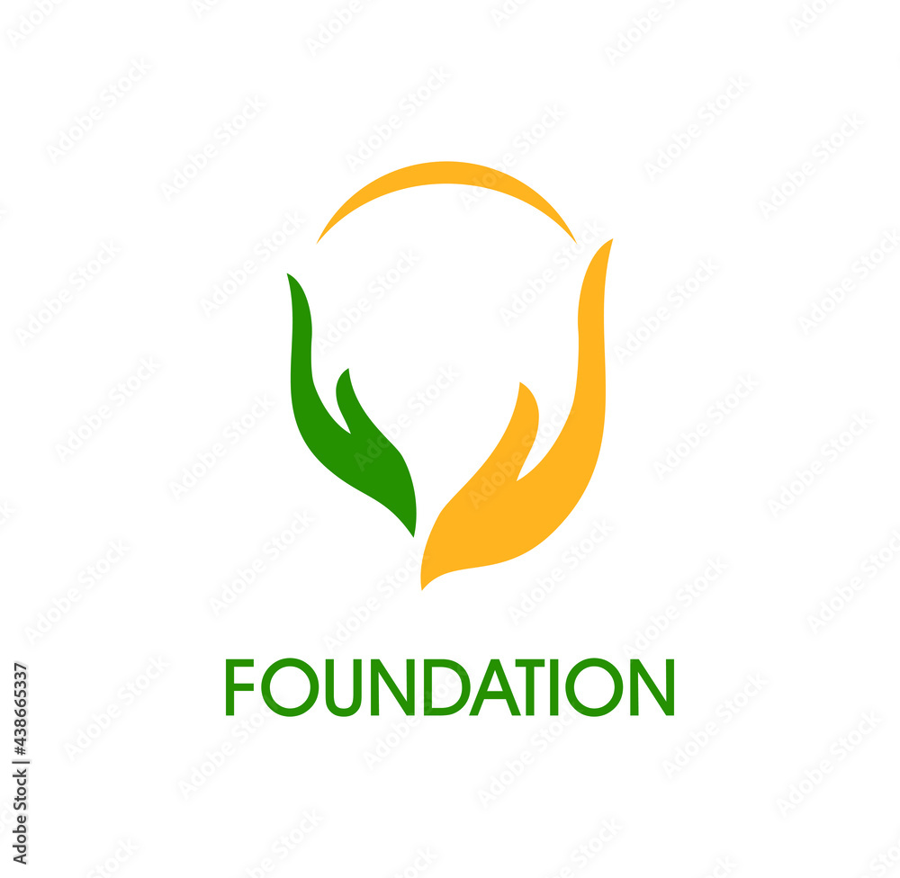 Foundation logo design illustration vector eps format , suitable for ...