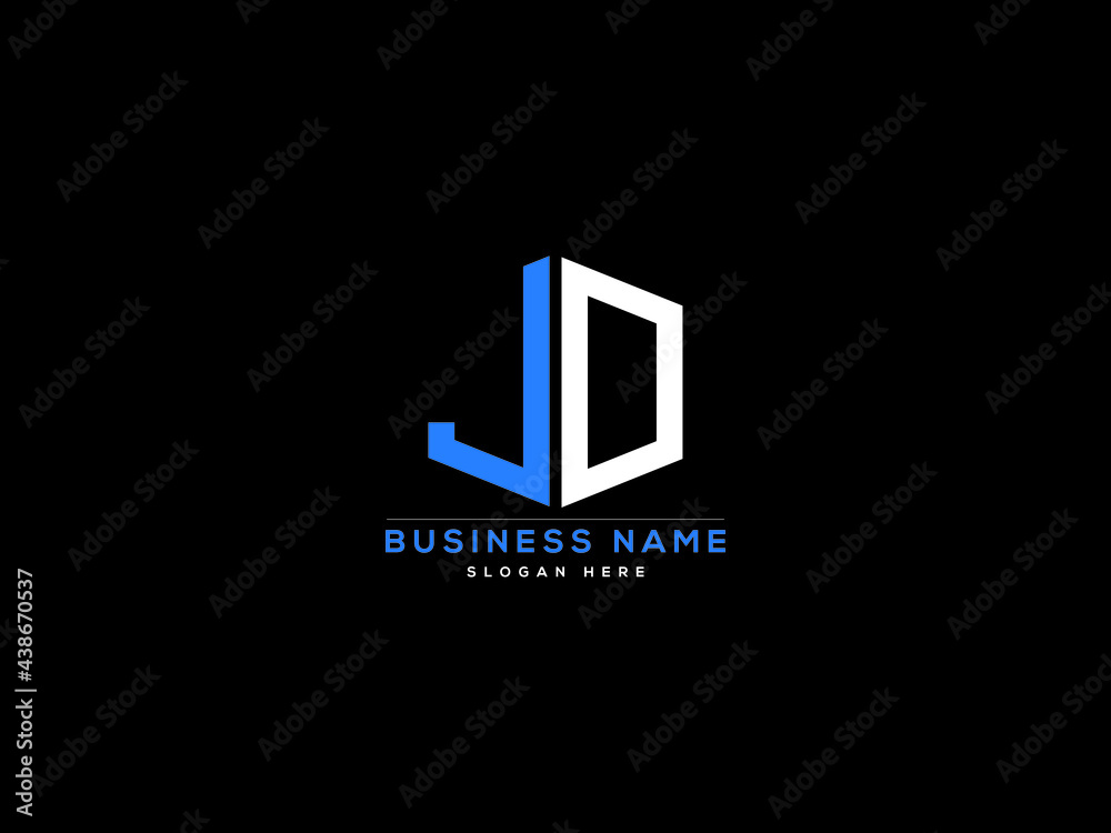 Letter JD Logo, creative jd logo icon vector for business Stock Vector ...