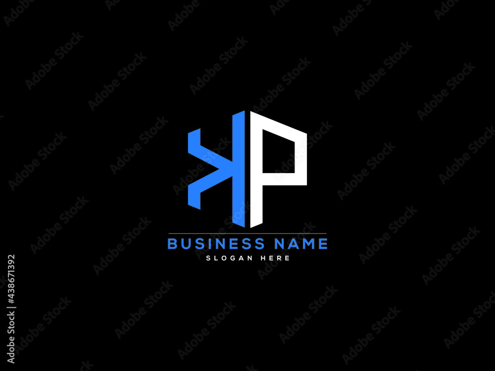 Letter KP Logo, creative kp logo icon vector for business Stock Vector ...