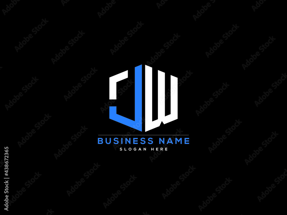 Letter JW Logo, creative jw logo icon vector for business Stock Vector ...