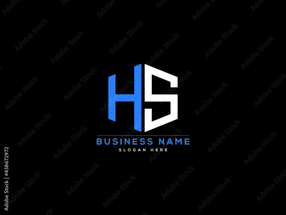 Letter HS Logo, creative hs logo icon vector for business Stock Vector ...