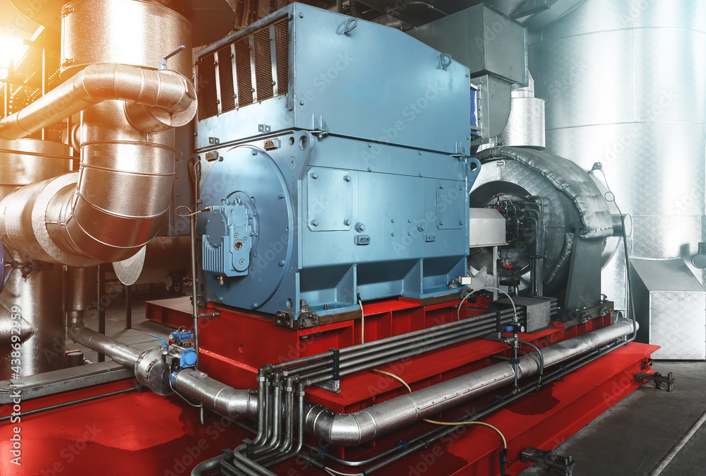 Rankine organic cycle turbine (ORC-turbine) installed in modern ...