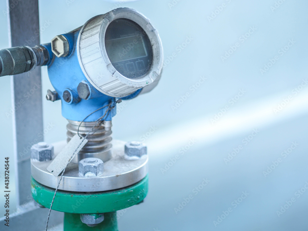 Level transmitter by radar type was installed in power plant for ...