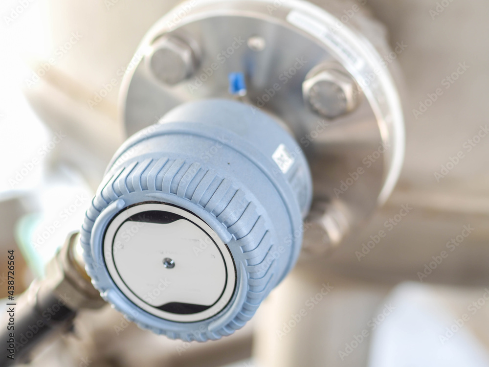 Level switch was installed for measure level in power plant. Stock ...