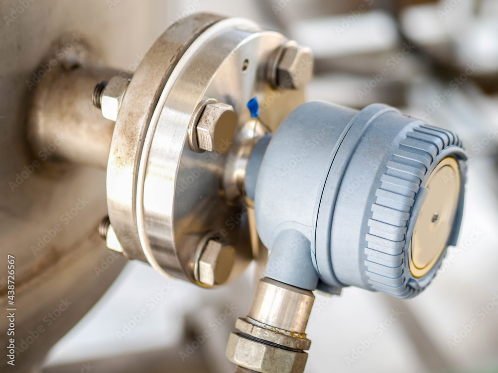 Level switch was installed for measure level in power plant. Stock ...