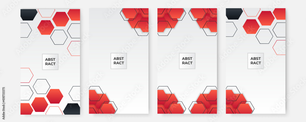 Red abstract background with minimal style. Abstract red vector ...