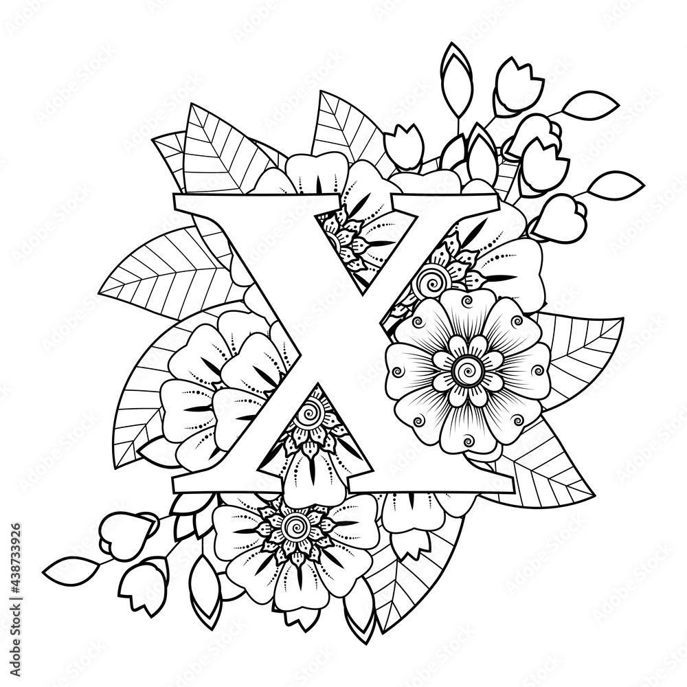 Decorative Letter X