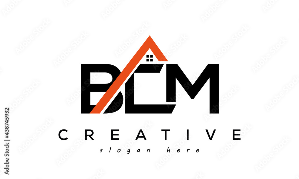 BCM letter real estate construction logo vector Stock Vector | Adobe Stock