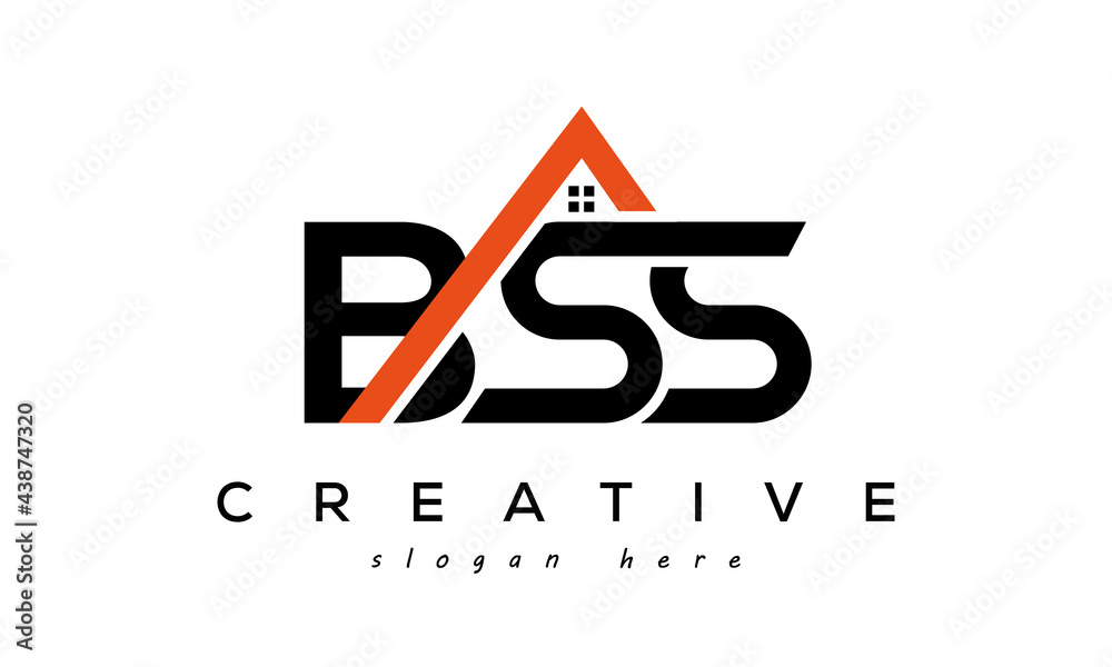 BSS letters real estate construction logo vector Stock Vector | Adobe Stock