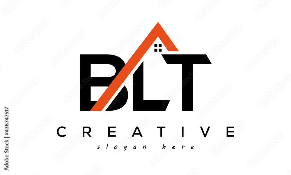 BLT letters real estate construction logo vector Stock Vector | Adobe Stock