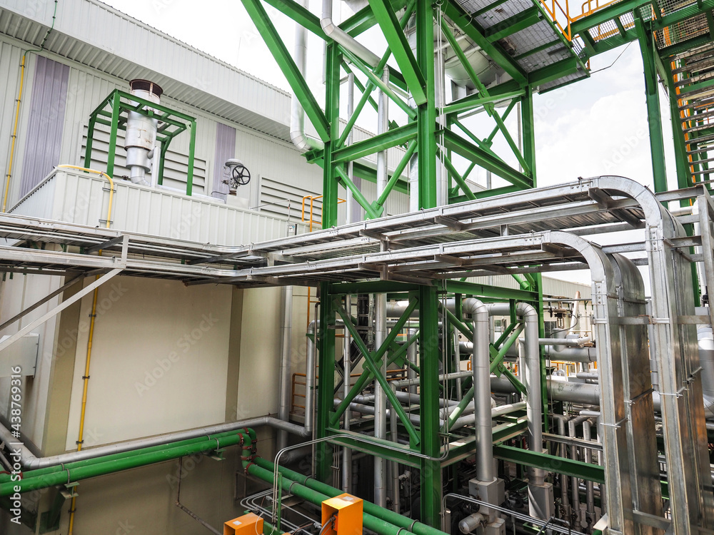 Cable tray in power plant. Stock Photo | Adobe Stock