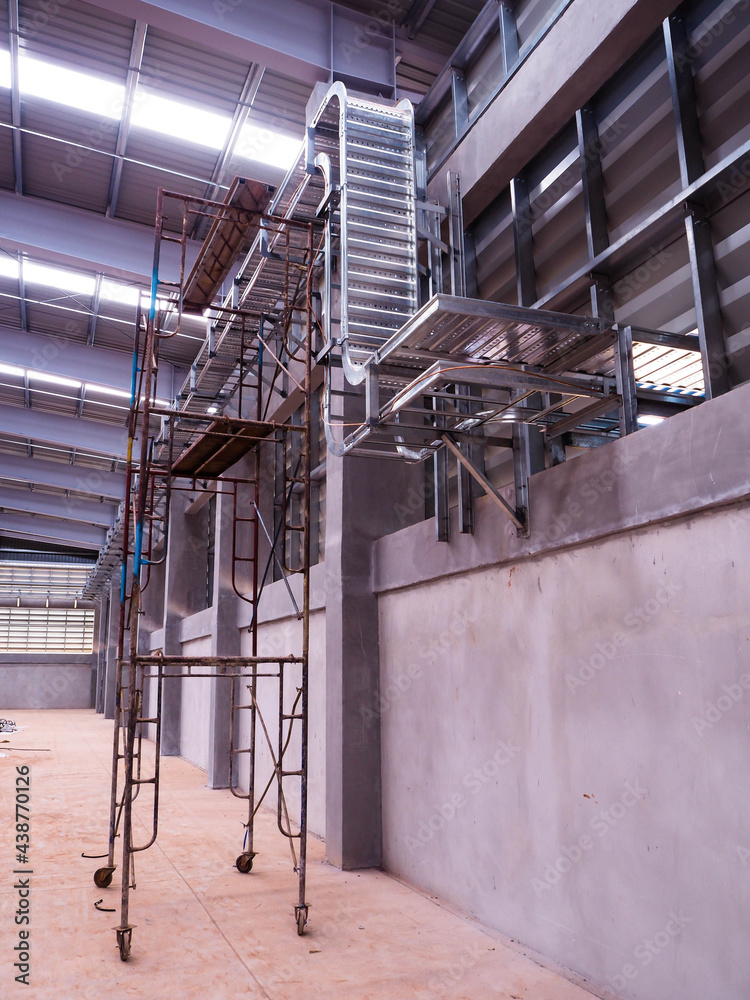 Cable tray in power plant. Stock Photo | Adobe Stock