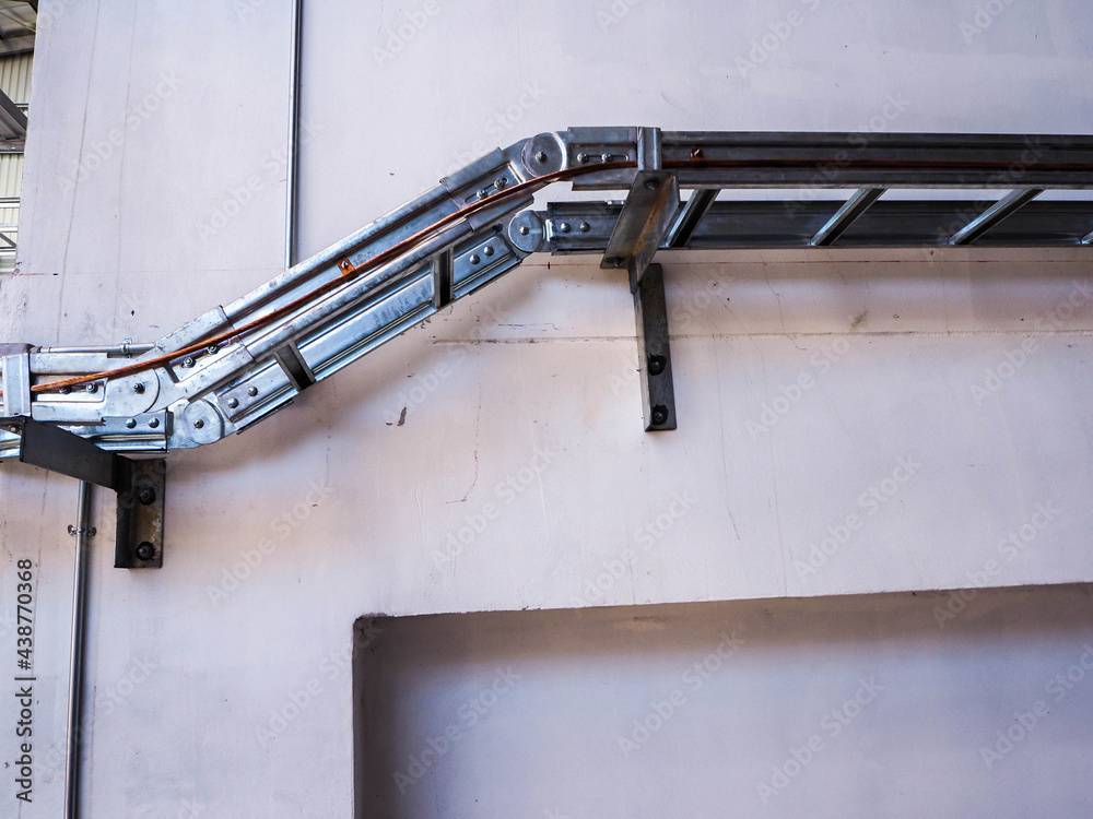 Cable tray in power plant. Stock Photo | Adobe Stock