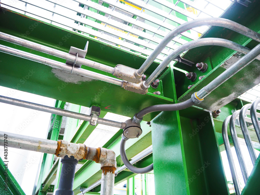 Conduit and cable tray was installed in power plant which popular in ...