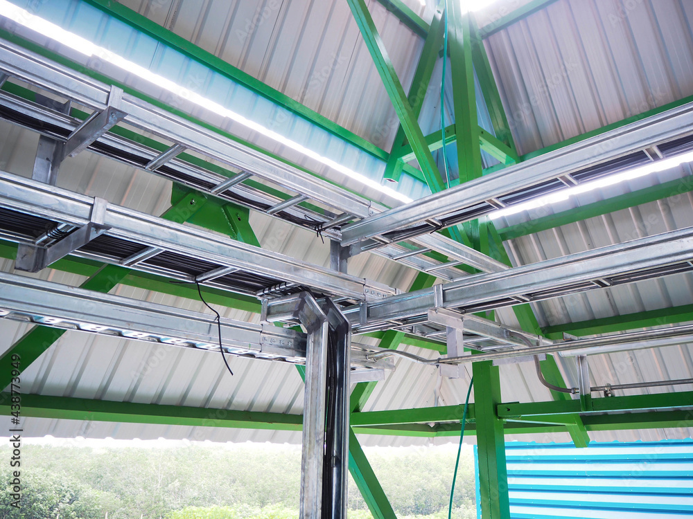 Conduit and cable tray was installed in power plant which popular in ...