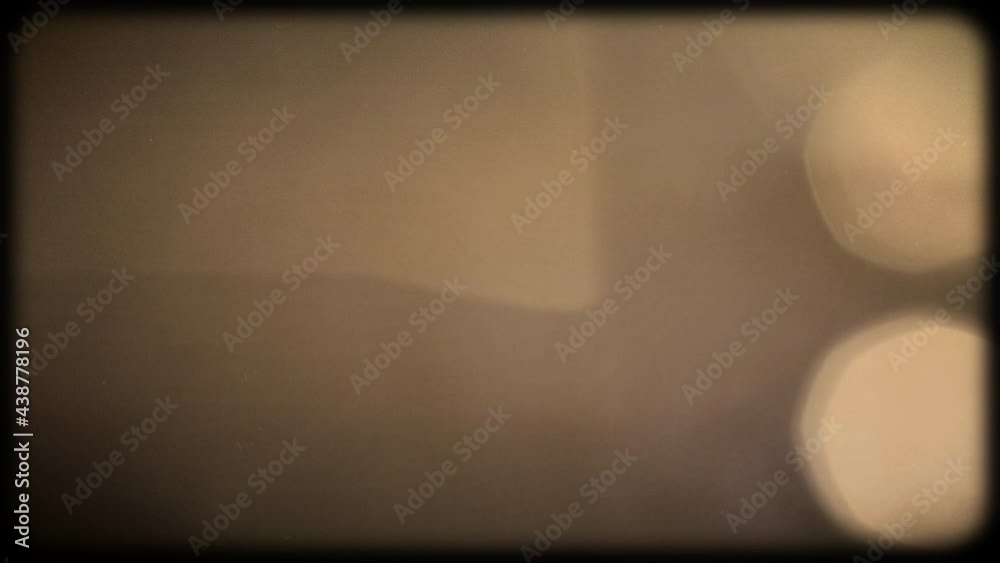 Authentic Super 8 Soft Film Frame with Bokeh for Retro Vintage Effect ...