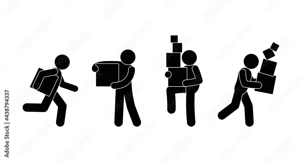 People Carrying Boxes