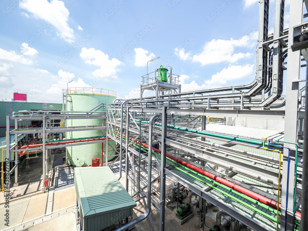 Electric Cable Tray in power plant. Stock Photo | Adobe Stock