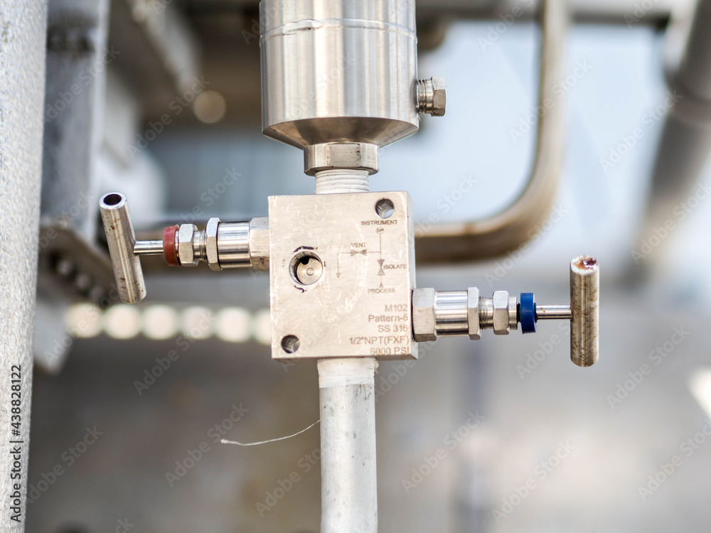 Block valve or manifold valve of pressure transmitter for apply in ...