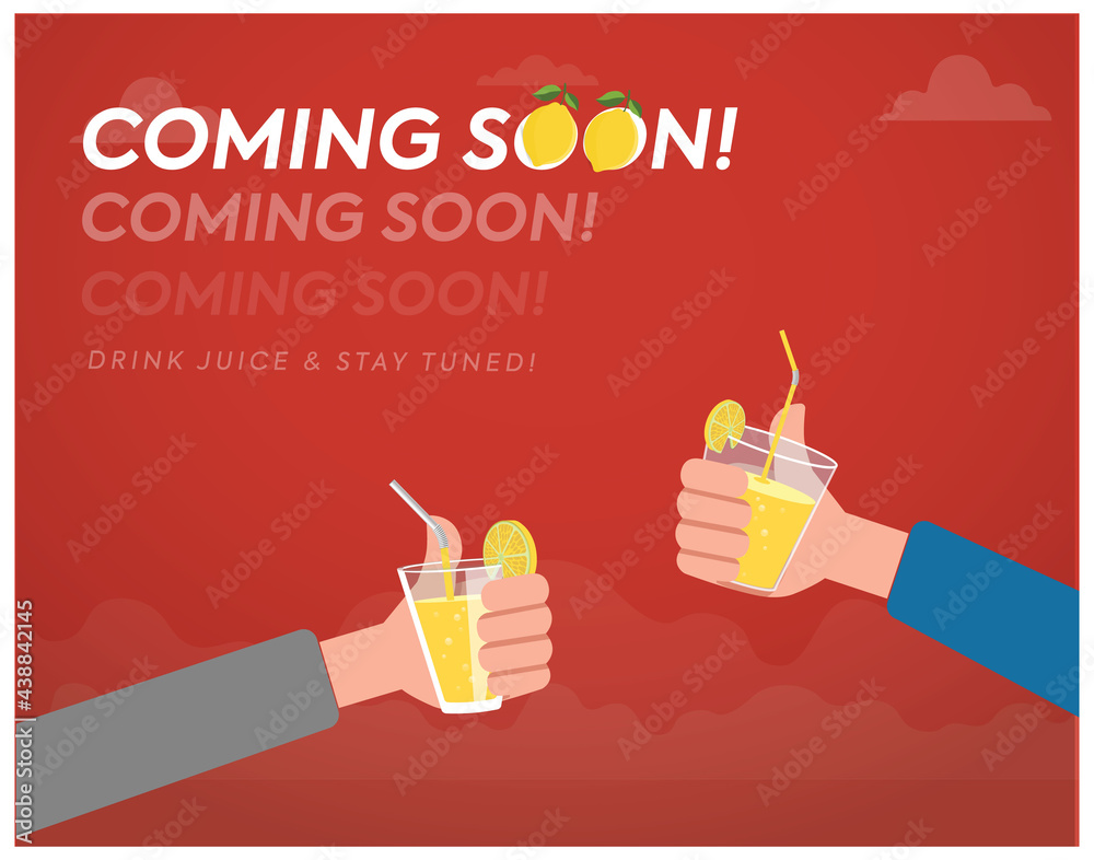 coming soon. bistro and bar opening announcement banner and post ...