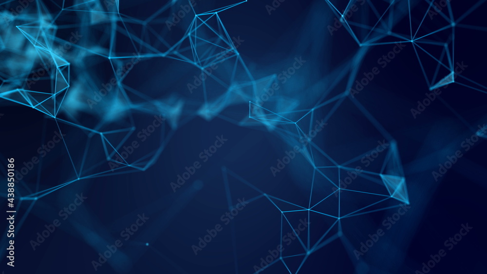 Abstract network background seamless loop 4k. Global business network ...