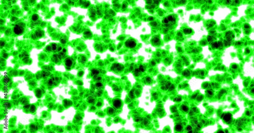 An animated background of medical deep tissue cells under the ...