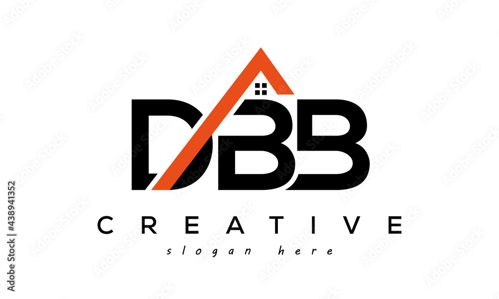 initial DBB letters real estate construction logo vector Stock Vector ...