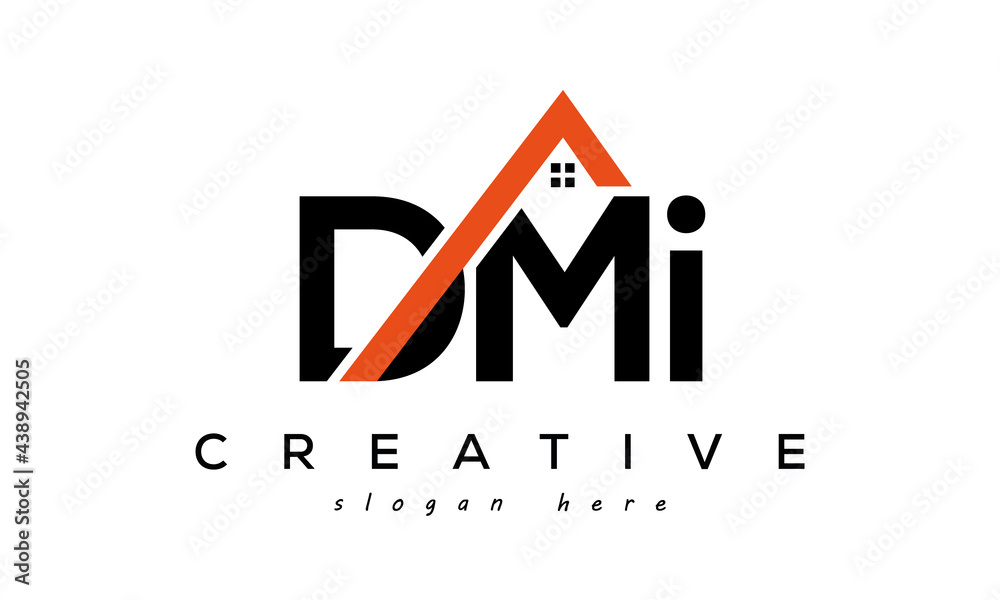initial DMI letters real estate construction logo vector Stock Vector ...