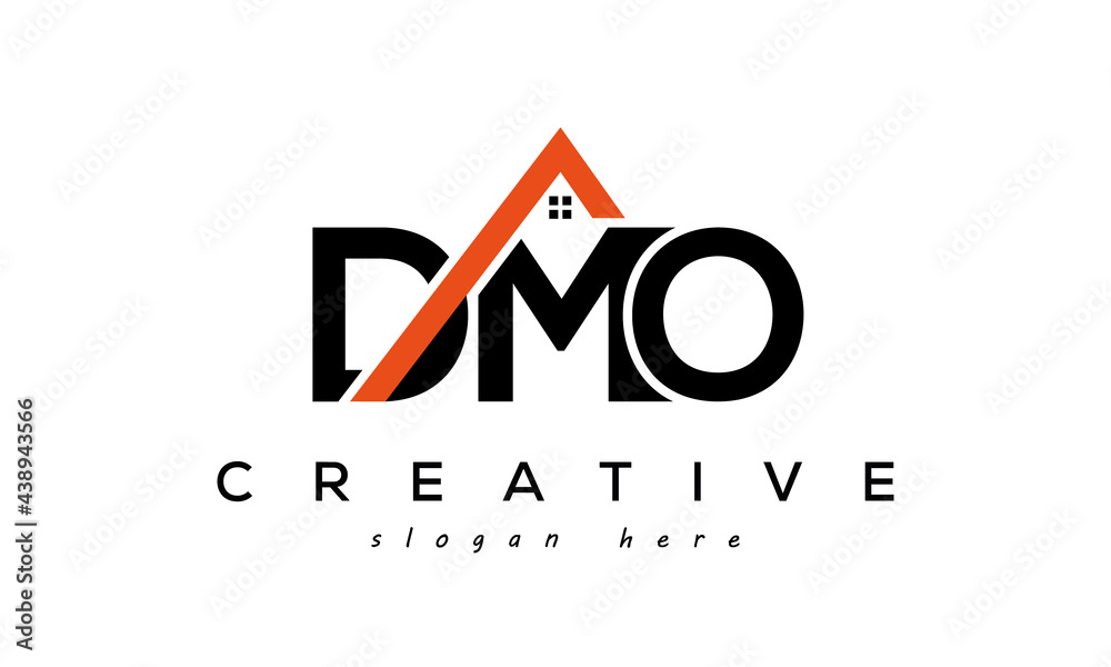 initial DMO letters real estate construction logo vector Stock Vector ...