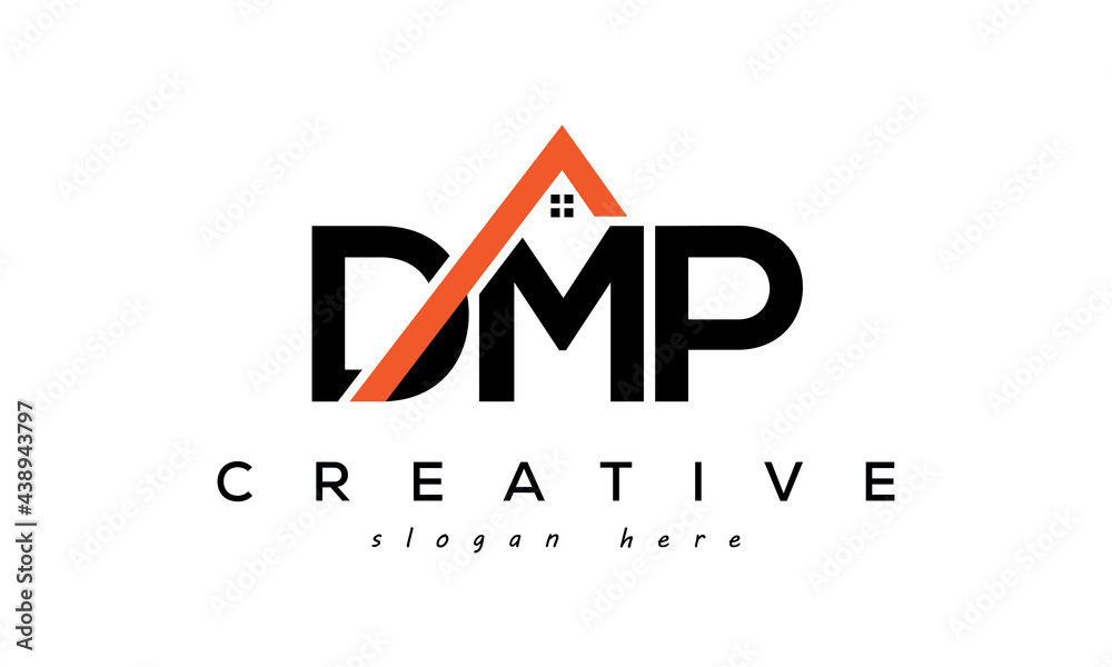 initial DMP letters real estate construction logo vector Stock Vector ...