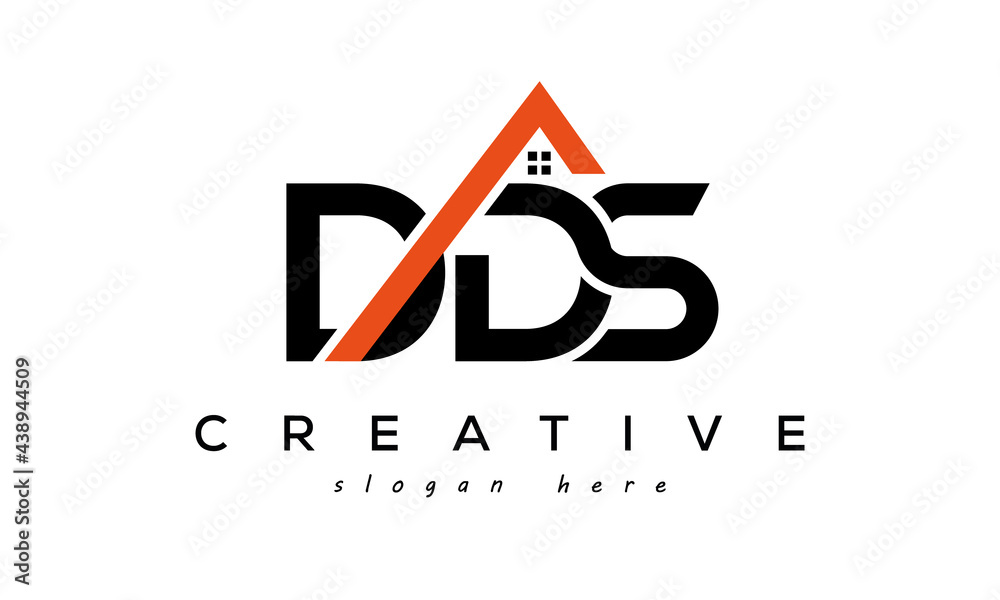 initial DDS letters real estate construction logo vector Stock Vector ...