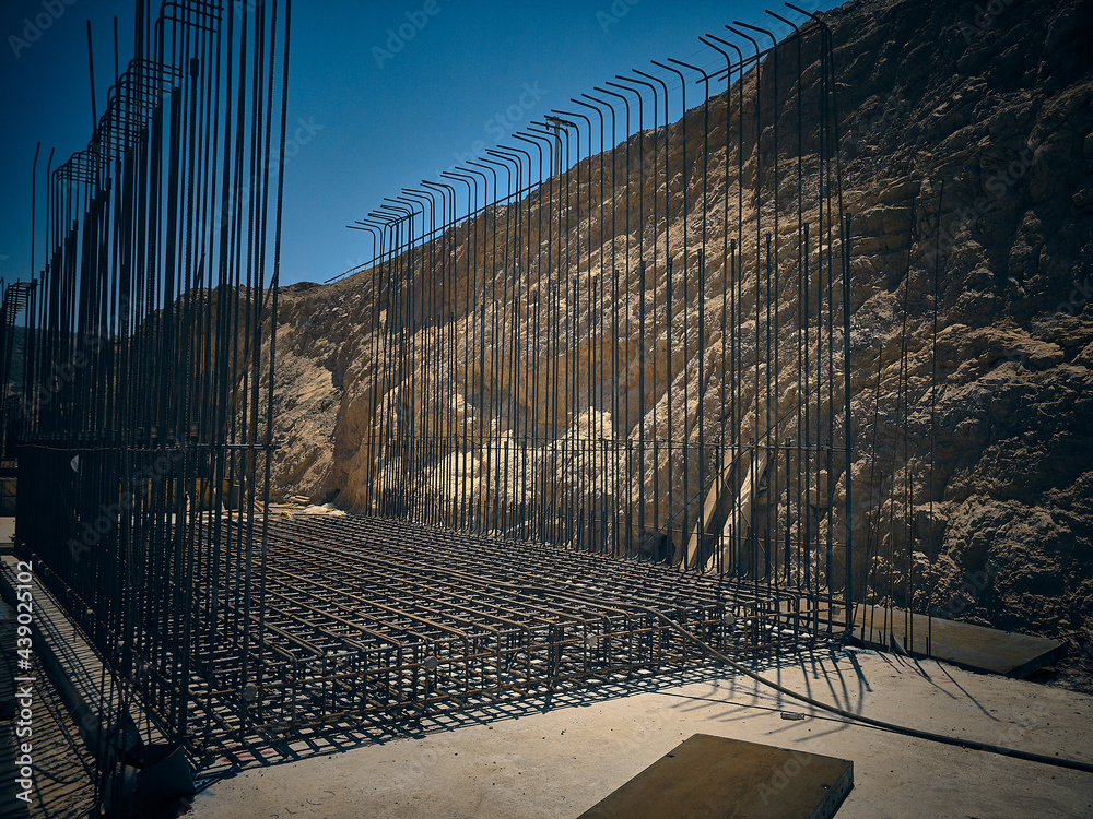 Reinforcement of cast in place concrete underground tunnel in open pit ...