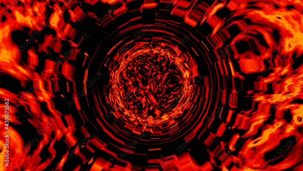 Lava from the hell backdrop design and ember wall appearing flame wave ...