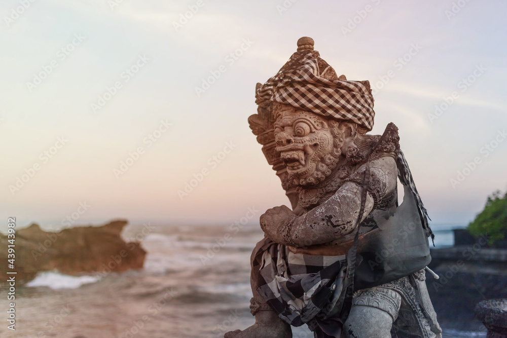 A beautiful scaring sculpture of Hindu religious mythical creature ...