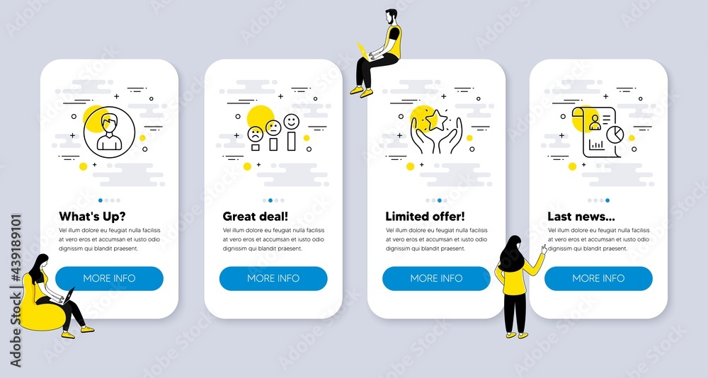 Vector Set of People icons related to Ranking, Person and Customer ...