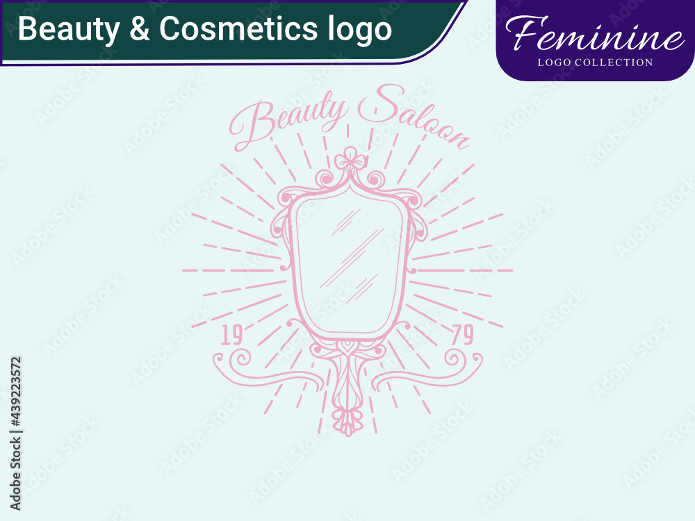 Beauty and care logo vector set. care beauty, logo spa, fashion label ...