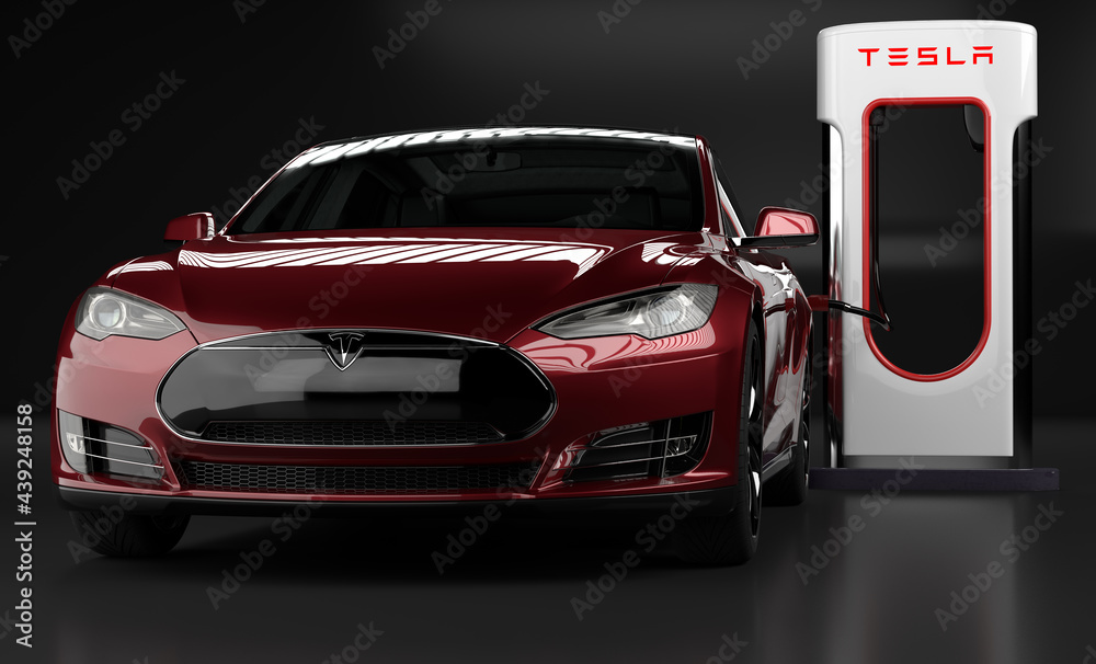 Tesla Model S Black Wallpaper