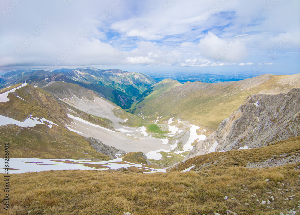 Monte Redentore and Pilato lake (Italy) - The landscape summit of Mount ...