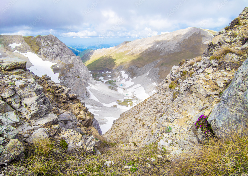 Monte Redentore and Pilato lake (Italy) - The landscape summit of Mount ...